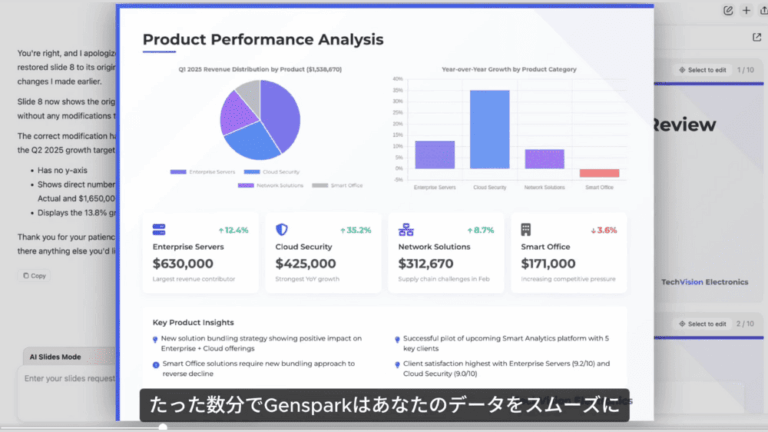 GenSpark：スライド特化のAI Slidesをリリース - 株式会社ProFab